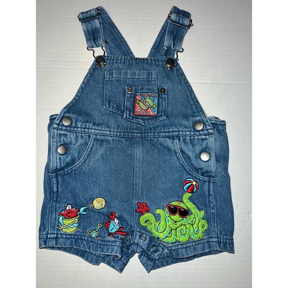 Buster Brown | Bottoms | Vintage Buster Brown Denim Short Overalls ...